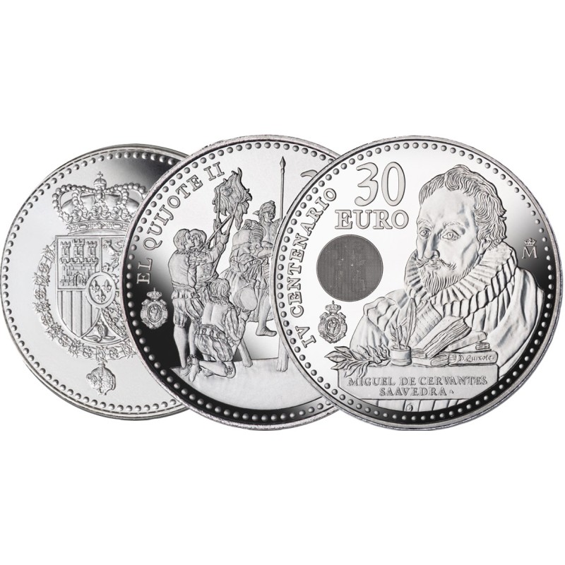 Moneda de Plata-30 Euros- España-Varios años